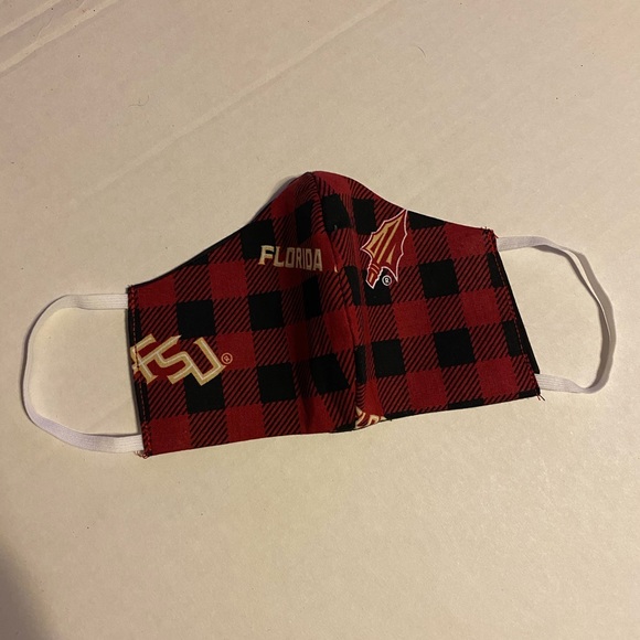Kim's Closet Creations | Accessories | Florida State Buffalo Plaid Face ...